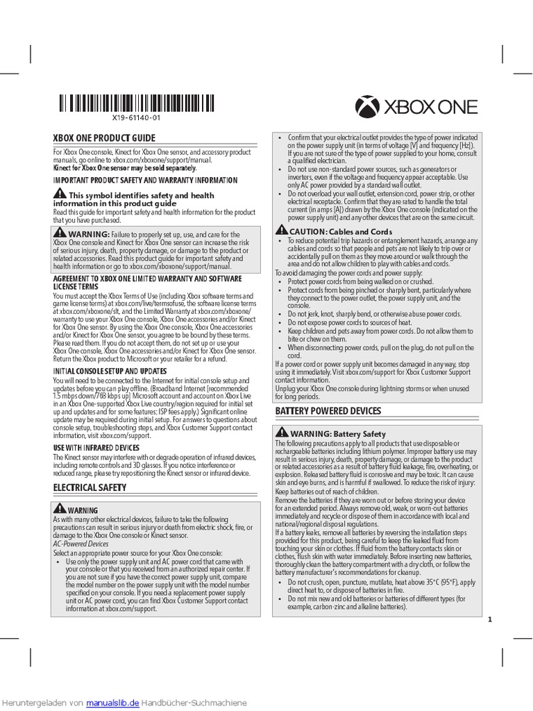 Xbox One | PDF | Xbox | Headphones