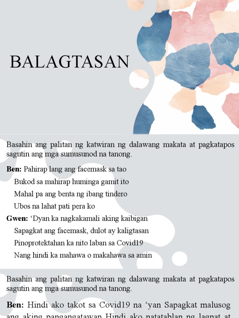 BALAGTASAN | PDF