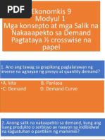 Ang Batas NG Demand | PDF