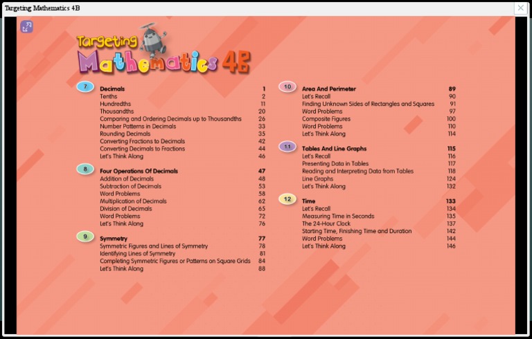 Targeting Mathematics Primary 4 Ebooks 5 | PDF