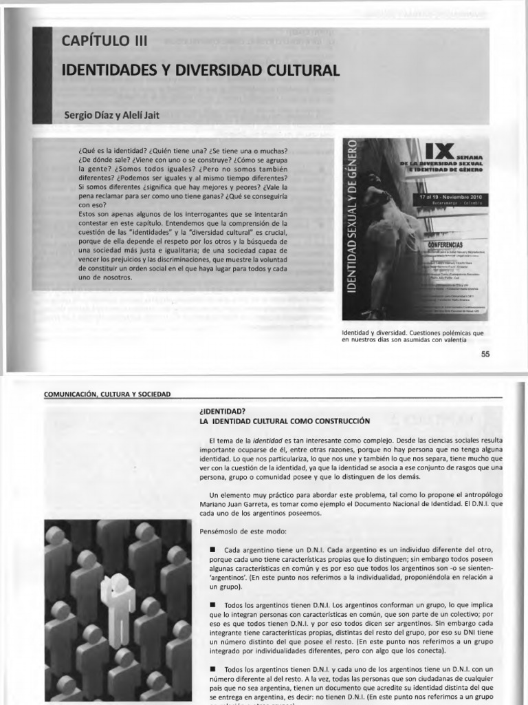 Identidad y Diversidad Cultural | PDF | Política | Ciencias sociales