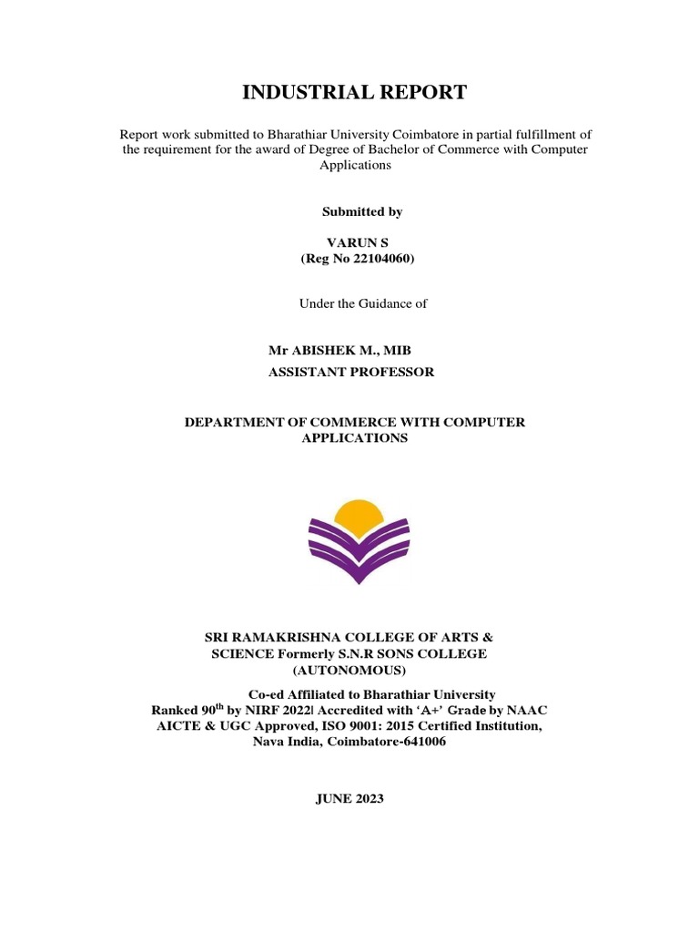 Varun Final Report 1 | PDF | Car | Brand