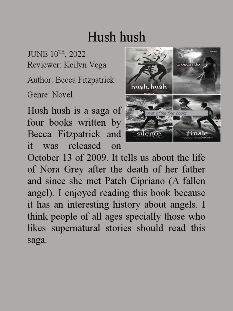 Hush Hush Review | PDF