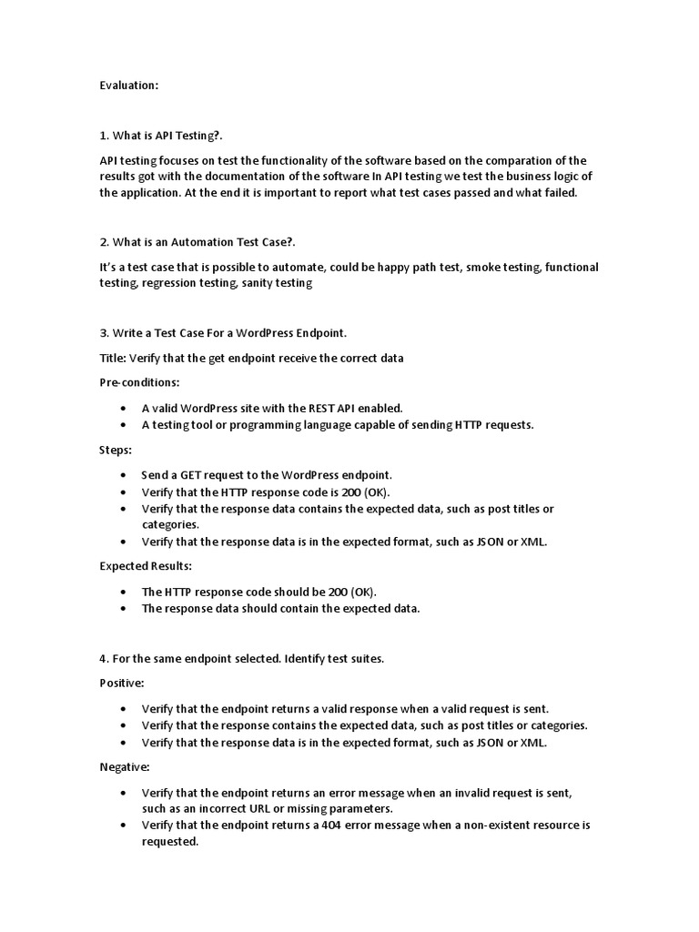 Evaluation | PDF | Hypertext Transfer Protocol | Json