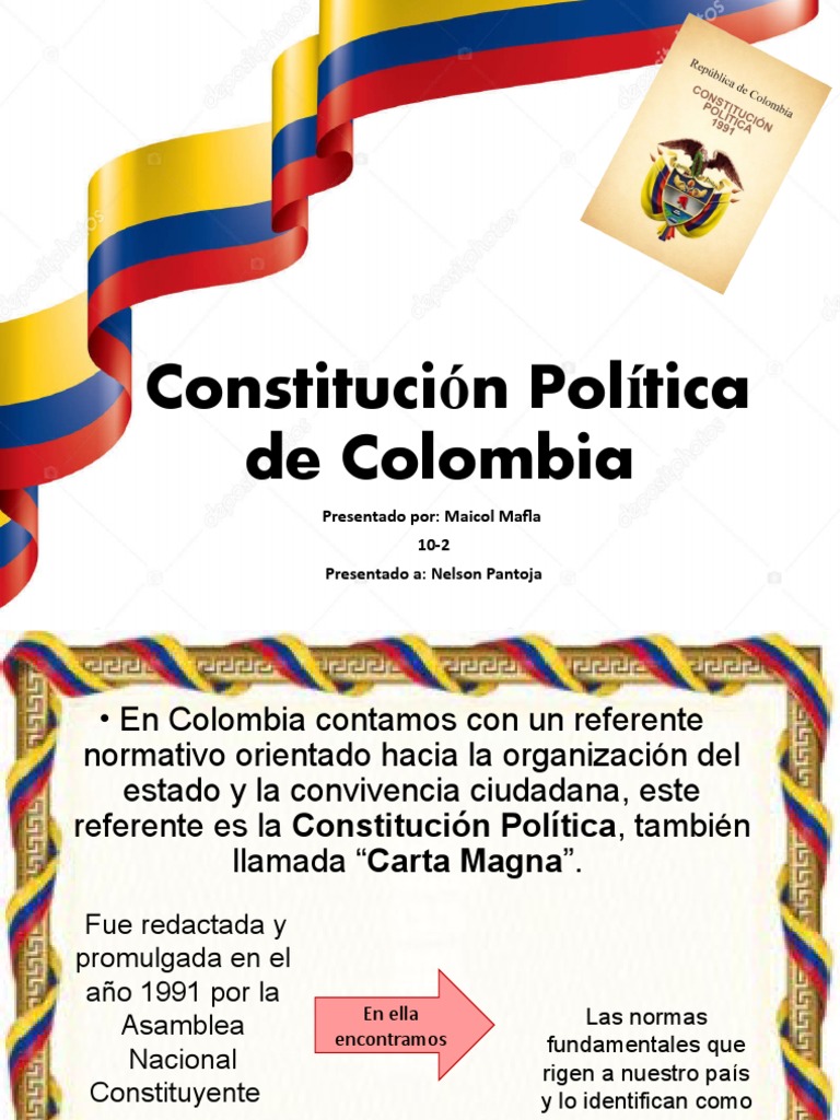 Constitución Política de Colombia | PDF | Constitución | Documentos legales
