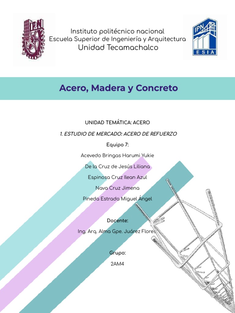 Estudio de Mercado - Acero de Refuerzo-Equipo 7-2AM4 | PDF