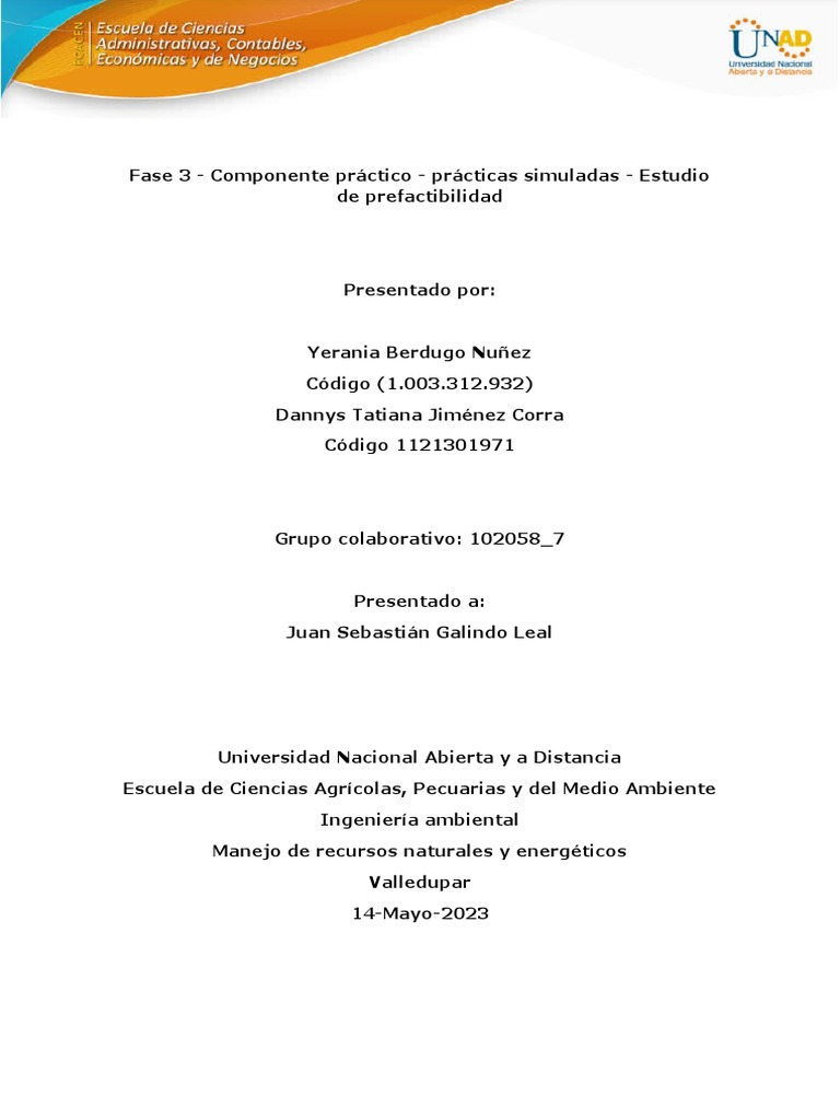 Fase 3 - Componente Práctico - Prácticas Simuladas - Estudio de ...