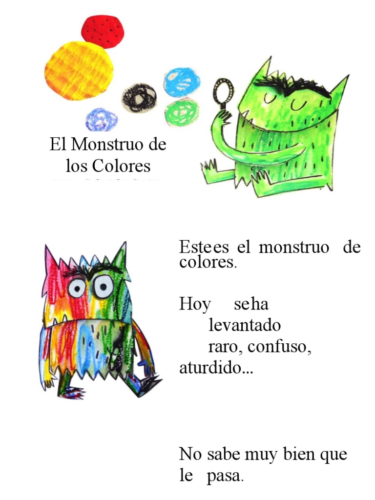 El Monstruo de Colores | PDF | Poesía