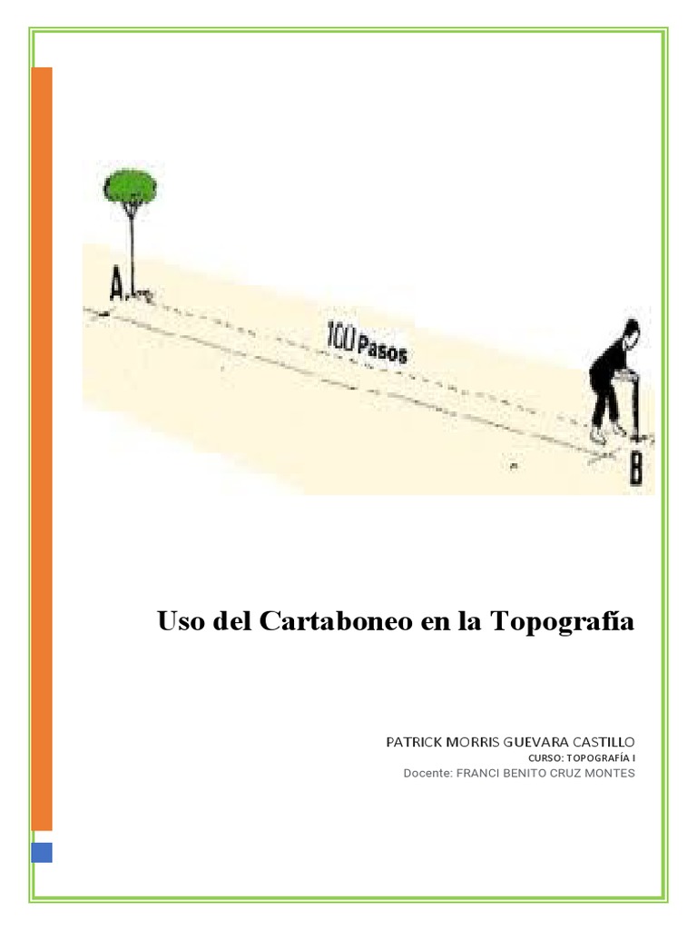 Uso Del Cartaboneo en La Topografía | PDF | Topografía | Longitud