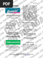 Ficha Técnica Rodenticida C-Real B. | PDF | Agua