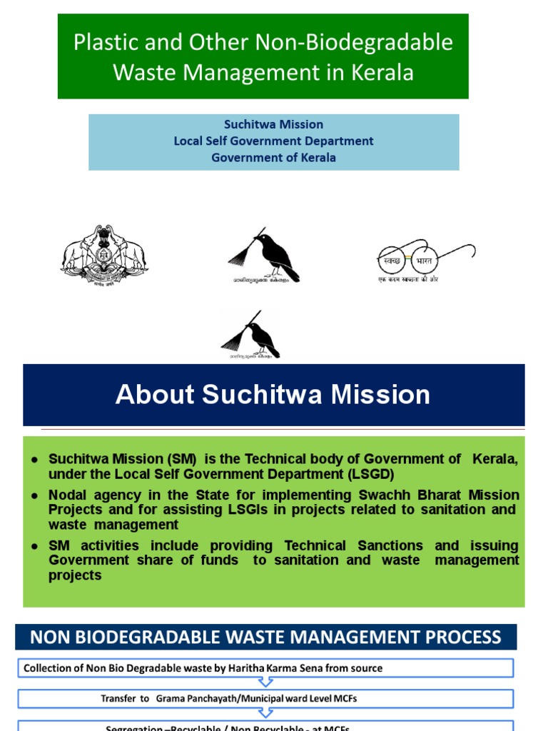 Kerala-Plastic and Other NBW | PDF | Waste | Recycling