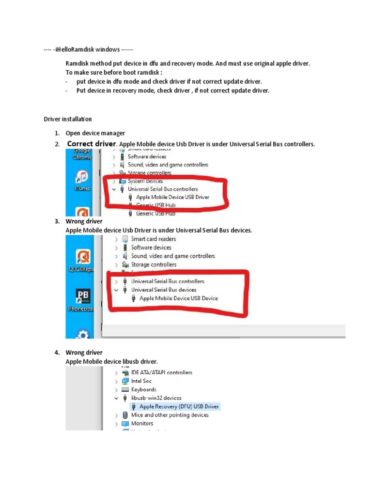 Driver Instalation Ramdisk | PDF