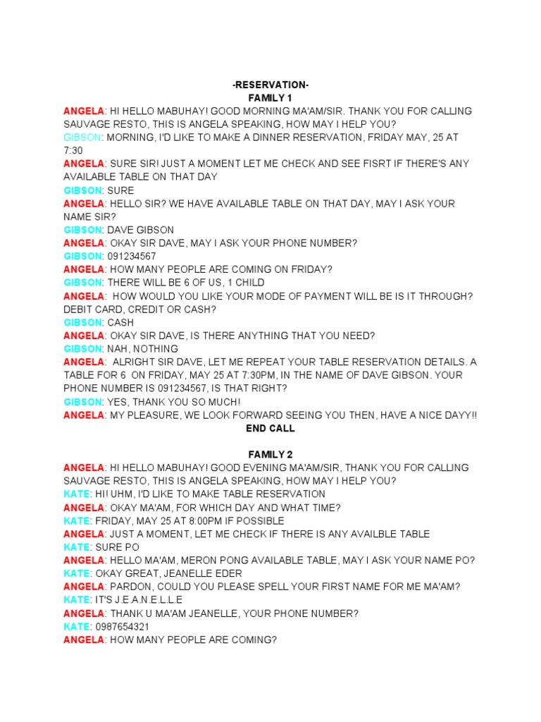 FNB Script | PDF | Hamburgers | Foods