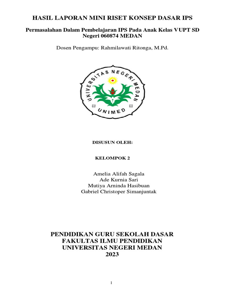 Mini Riset Konsep Dasar IPS - Kelompok 2 | PDF