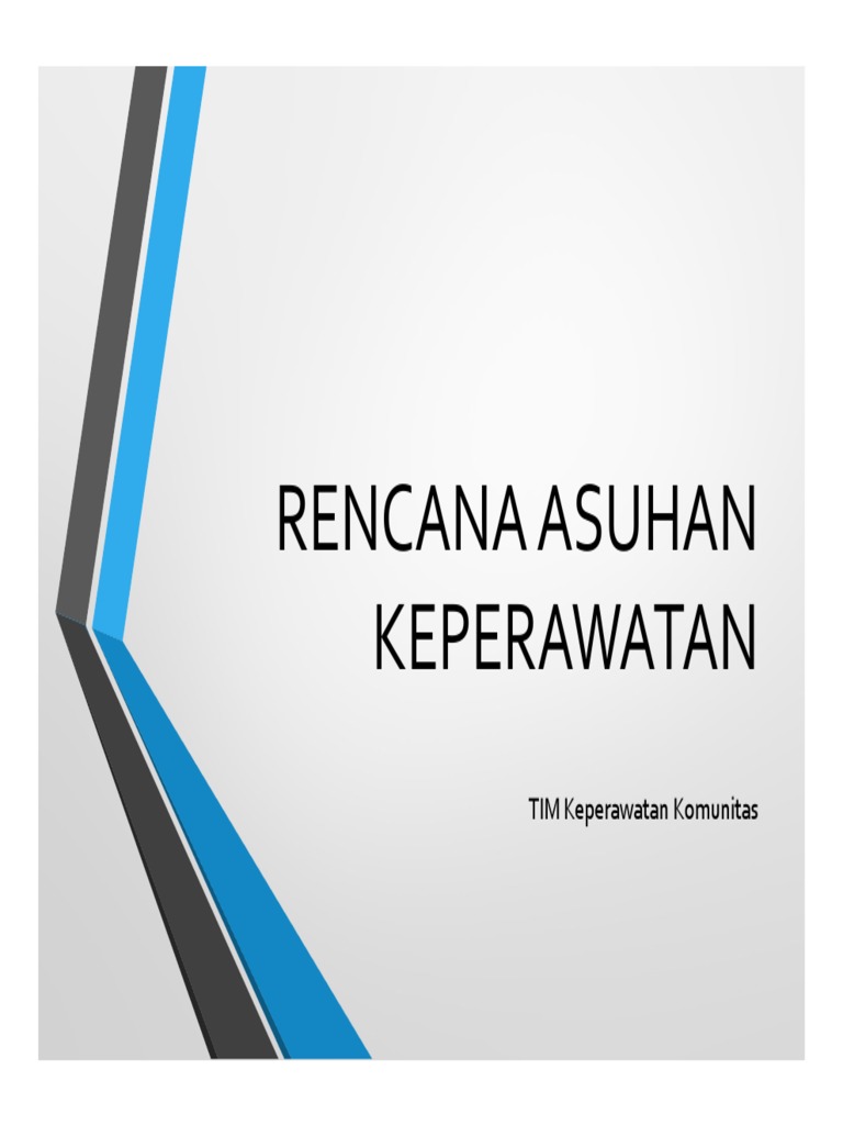 Rencana Asuhan Keperawatan | PDF