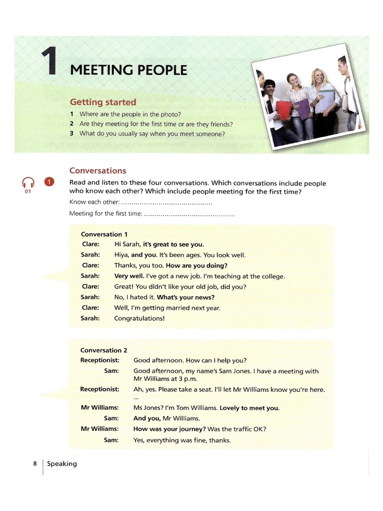 Unit 1. English - For - Life - Speaking - A2 - Pre-Intermediate - 2013 ...