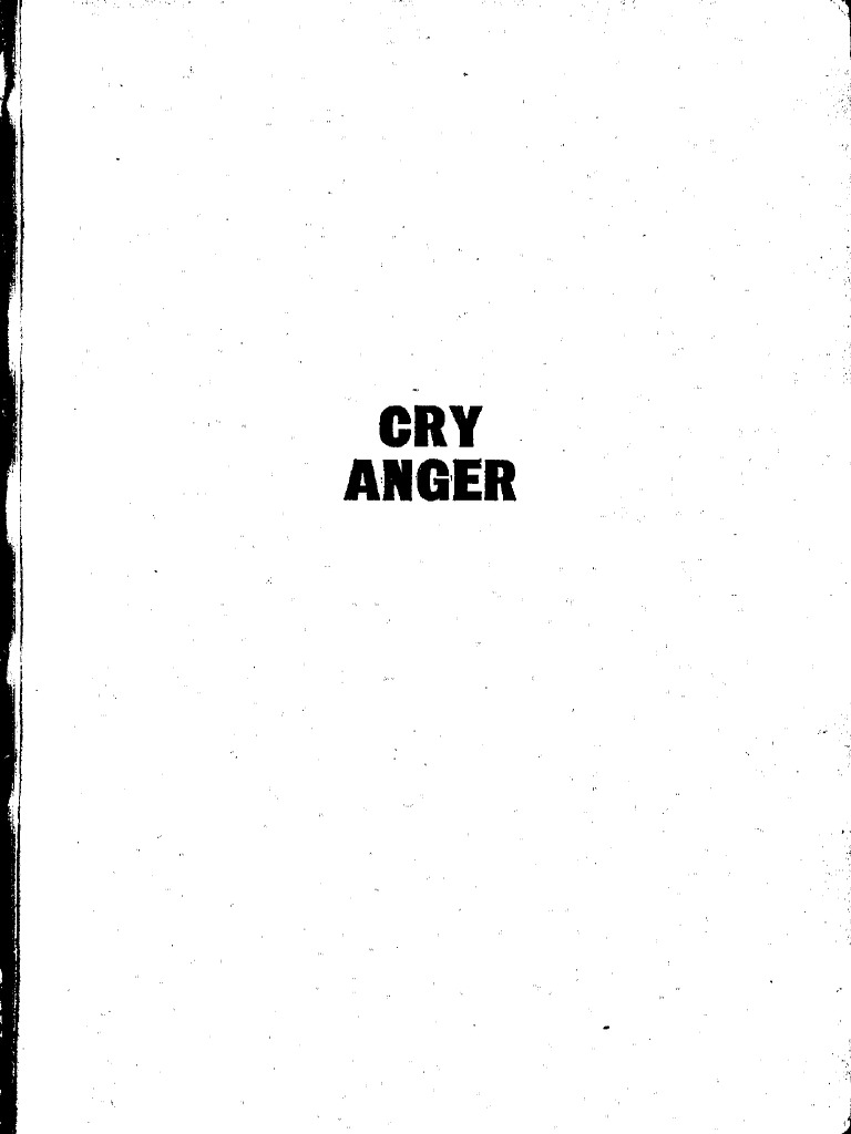 Cry Anger - Jack Birnbaum | PDF | Anger | Jealousy