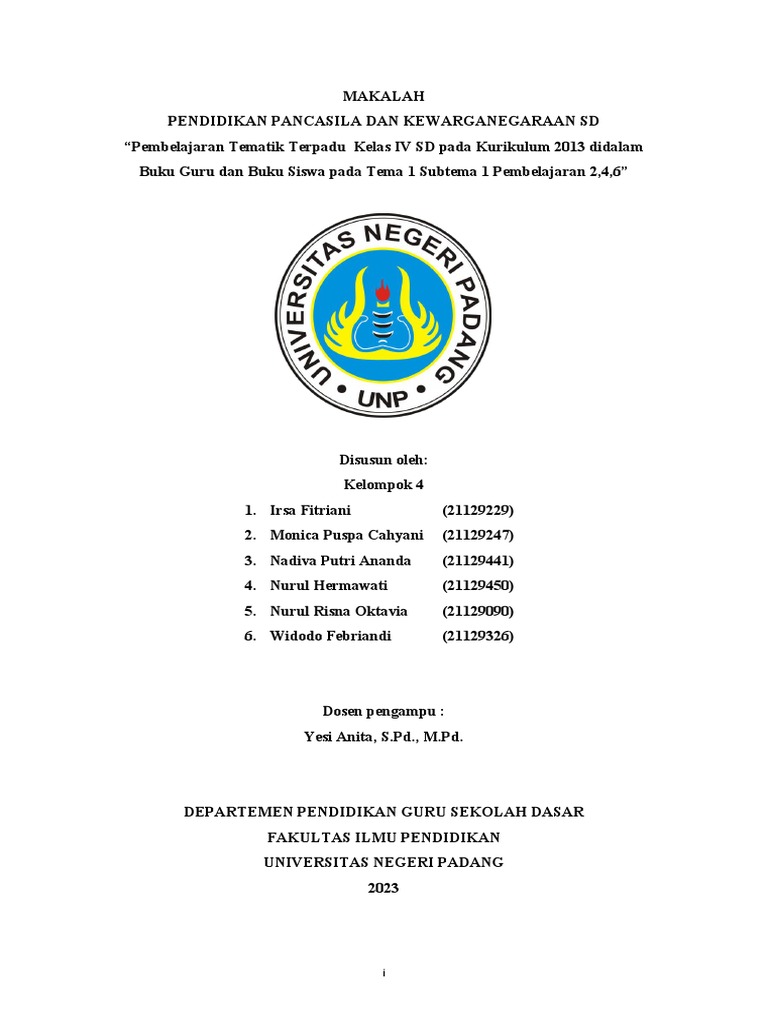 Makalah PKN Kel 4 Lengkap | PDF