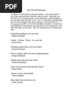Autobiography in Five Chapters Portia Nelson | PDF