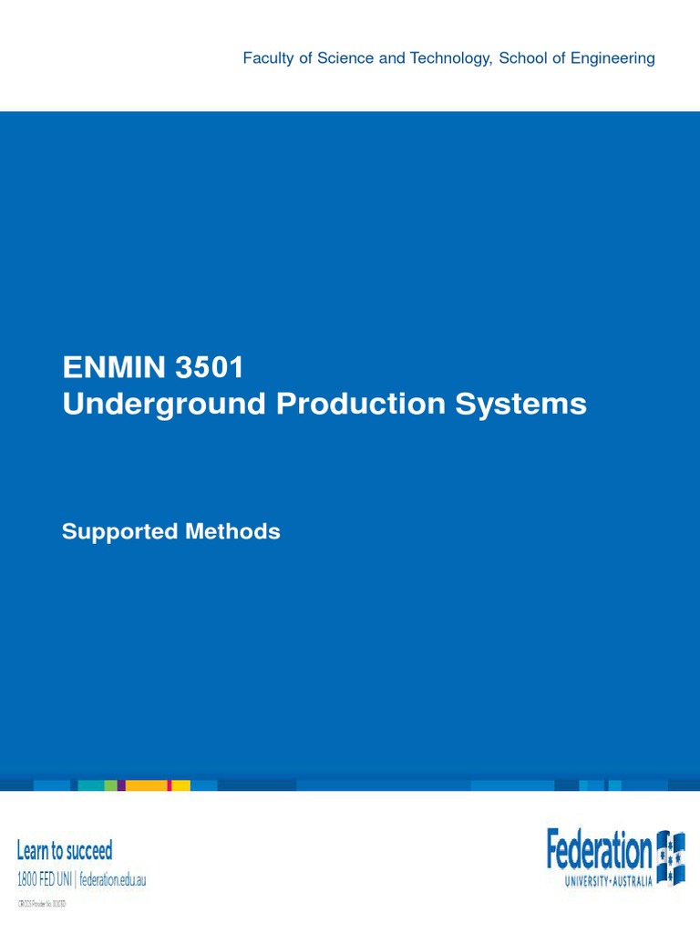 Supported Method1 | PDF | Materials | Mining