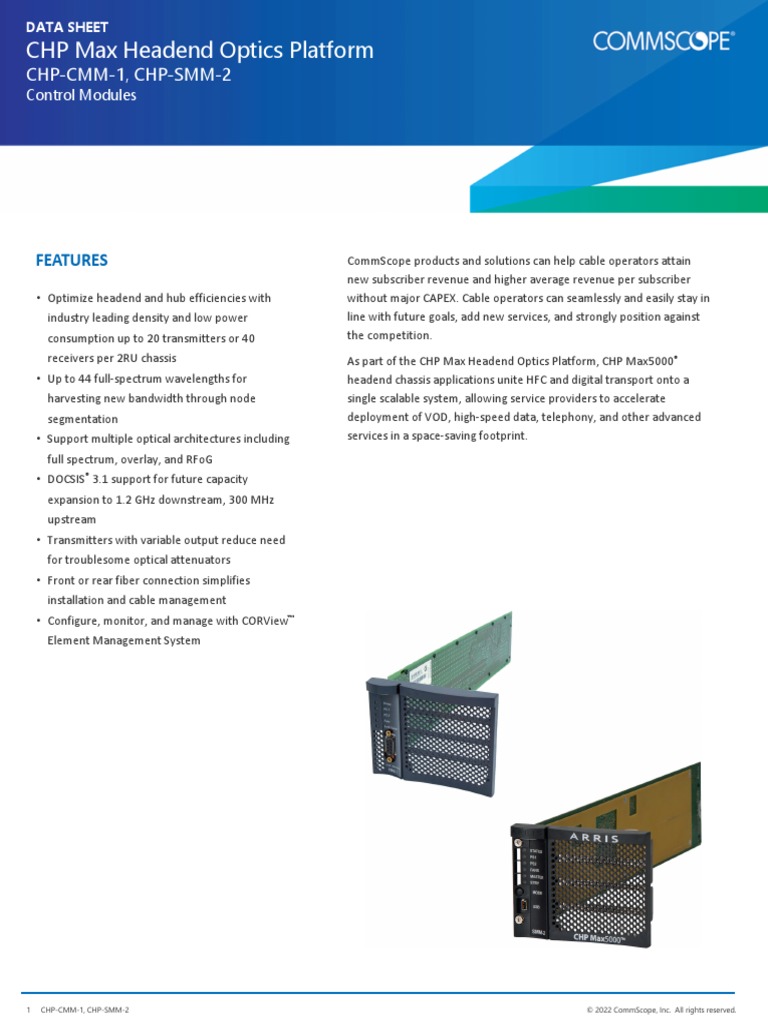 CHP-CMM, CHP-SMM Management Modules Data Sheet | PDF | Computing | Computer Engineering