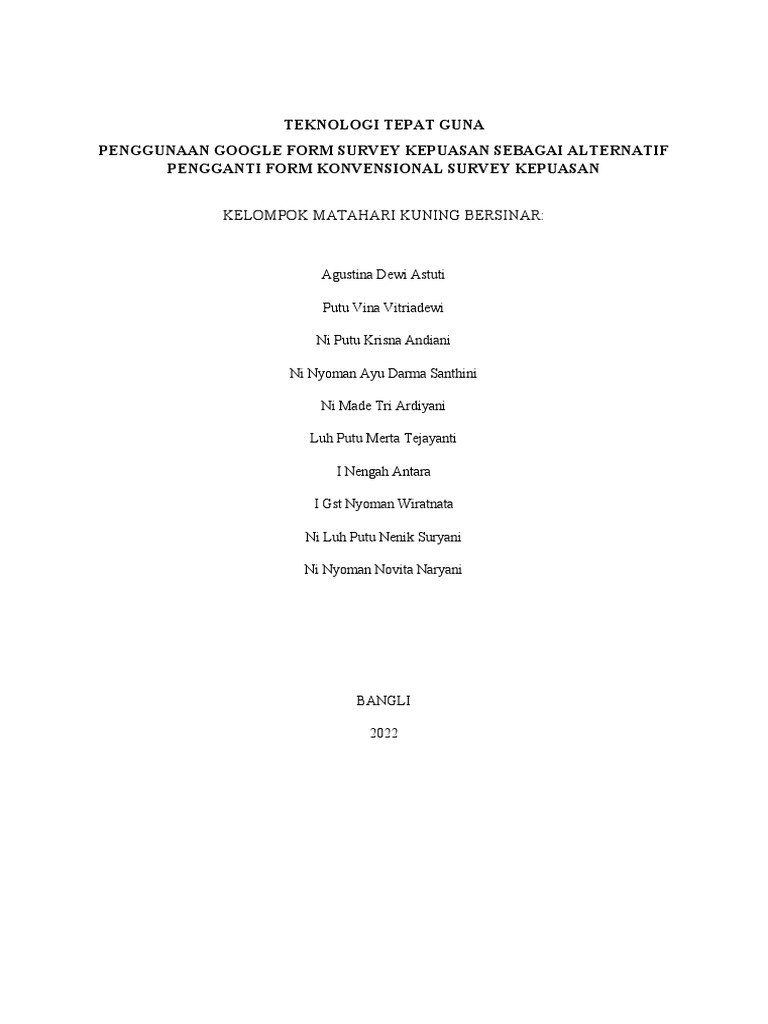 Teknologi Tepat Guna | PDF | Komputer