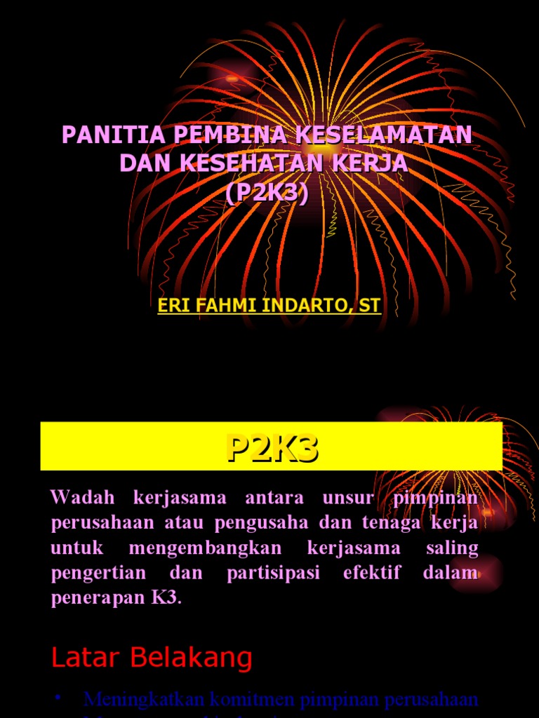 Presentasi P2K3 | PDF