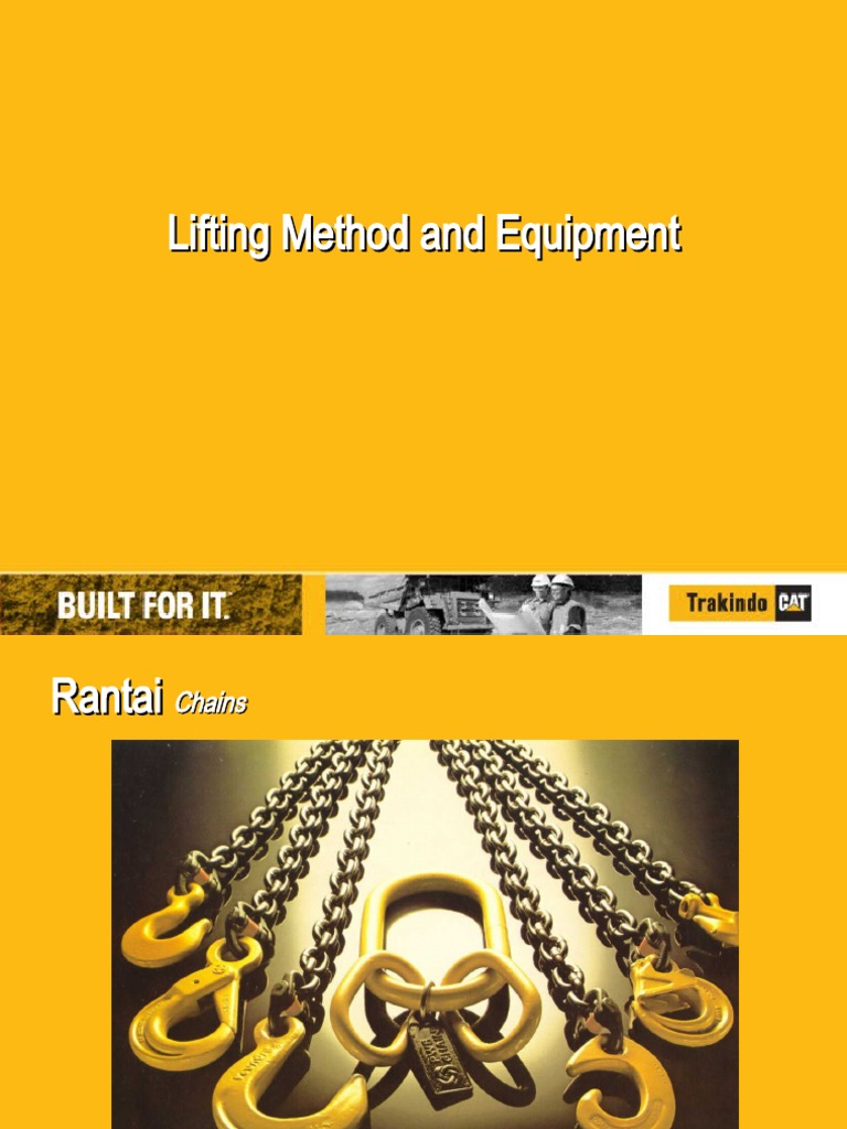 3.c. PPT - Lifting-Equipment - Scaffolding Andika | PDF