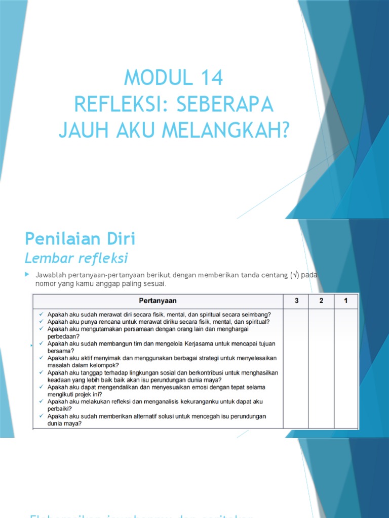 Modul 14 Bangunlah Jiwa Dan Raganya | PDF