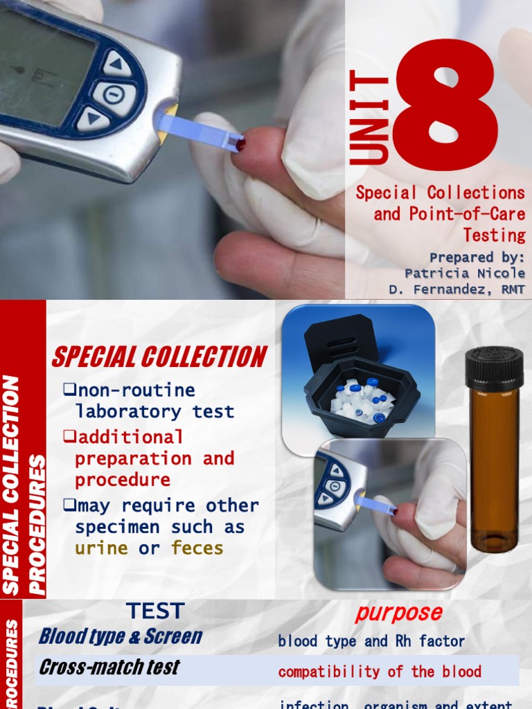 PMLS 2 Unit 8 Special Collection Point of Care Testing | PDF ...