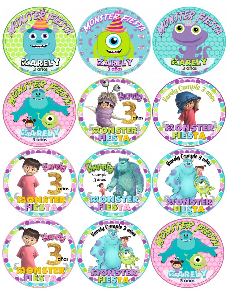 Sticker Mouster Karely | PDF