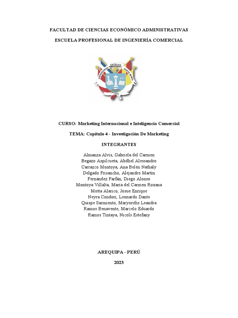 Cap4 Gru3 Secb | PDF | Marketing | Estadísticas