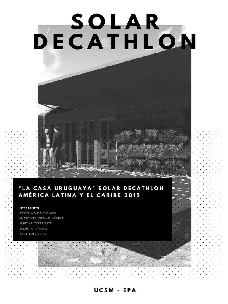 Solar Decathlon | PDF | Uso eficiente de energía | Energía solar