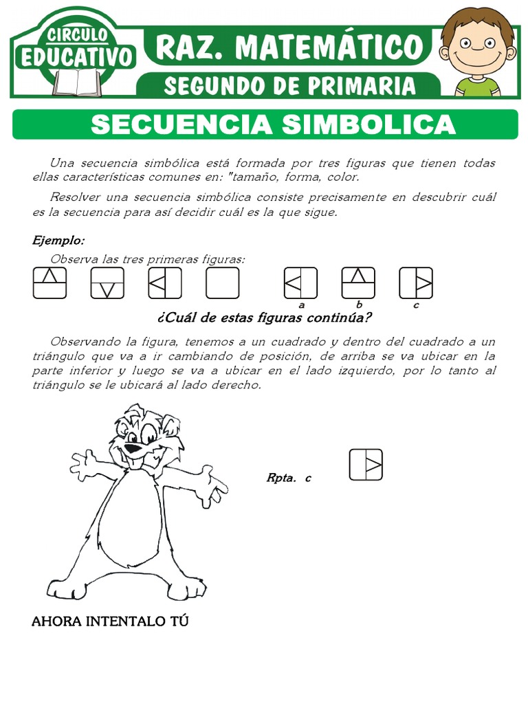 Secuencia-Simbolica-para-Segundo-de-Primaria | PDF