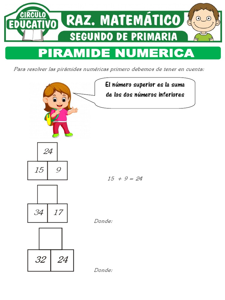 Piramide Numerica para Segundo de Primaria | PDF
