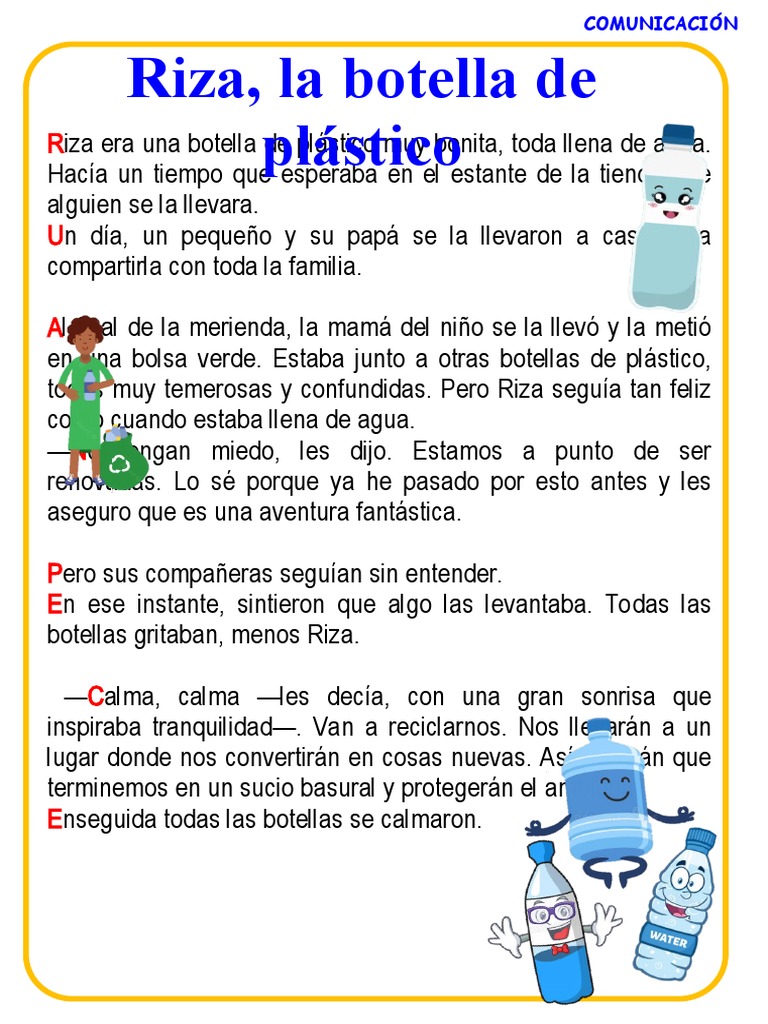 Cuento Infantil sobre Reciclaje | PDF | Artes del Lenguaje y Comunicación