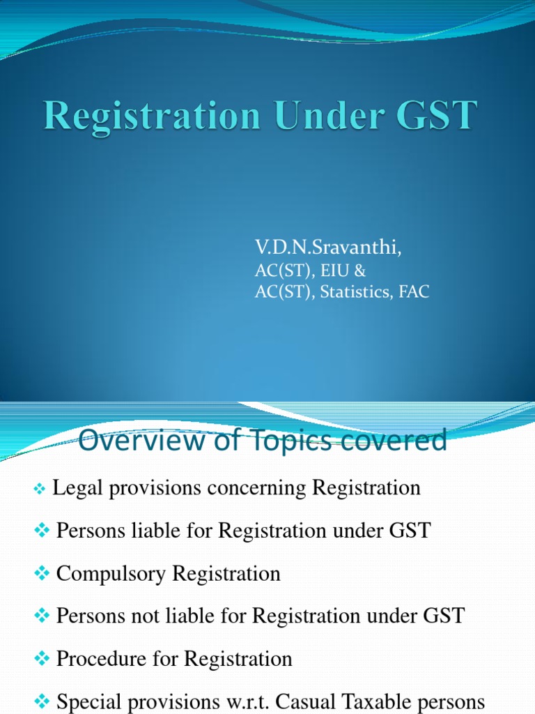 GST Registration Guide 2023 | PDF | Taxes | Government Finances