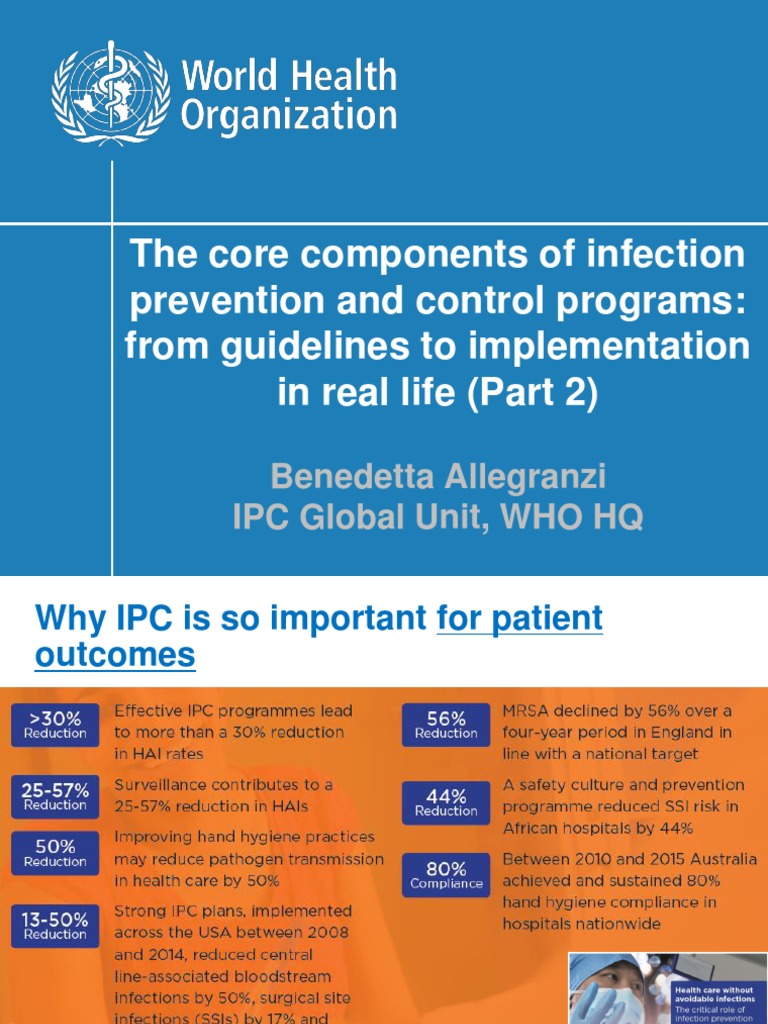 The Core Componentes of IPC Programs | PDF | World Health Organization ...