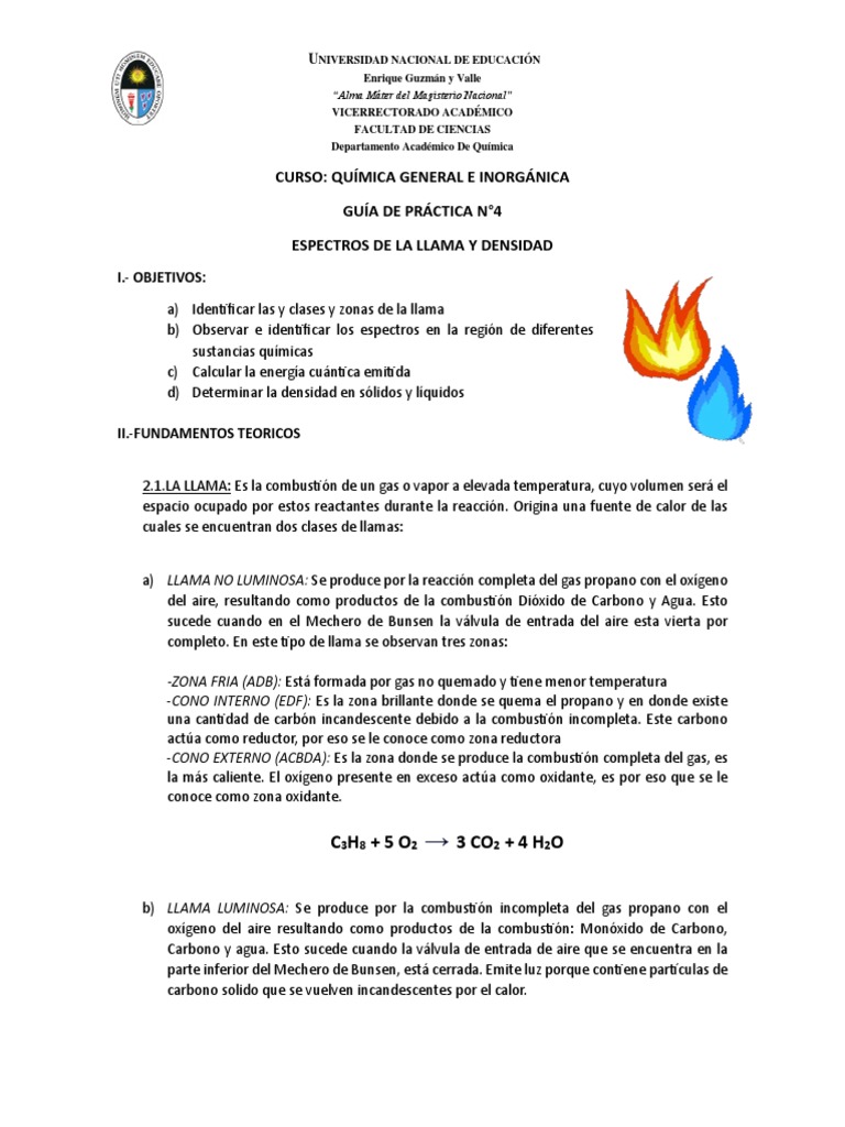 PRACTICA #4.docx NN | PDF | Combustión | Naturaleza