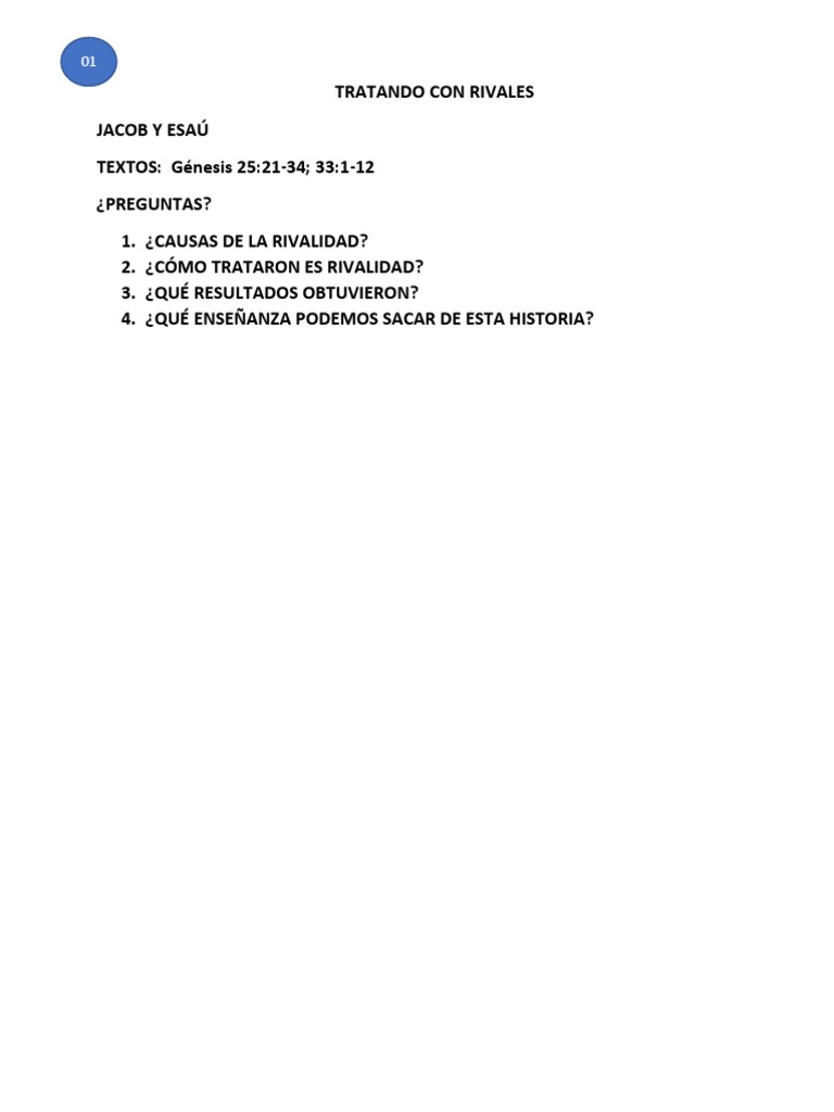 Tratando Con Rivales | PDF