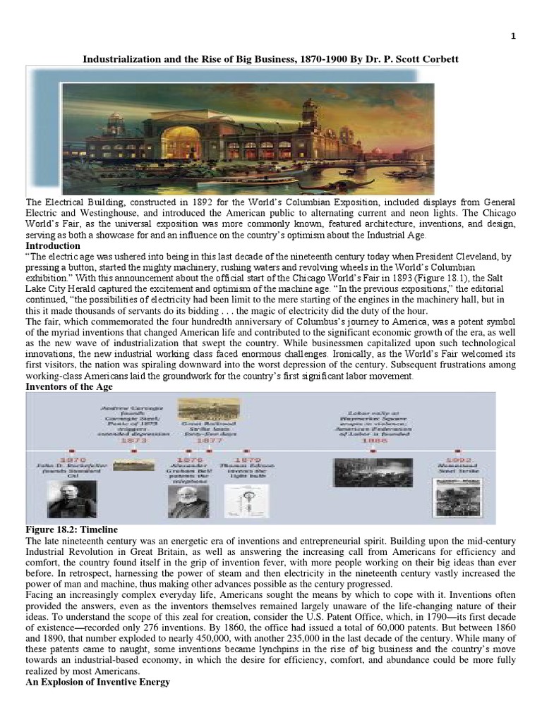 Unit 2 Big Businesses | PDF | Cost Of Living | Thomas Edison