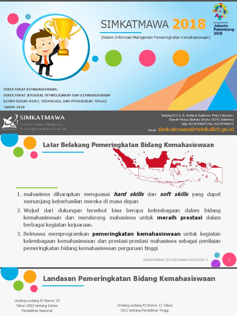 Materi Sosialisasi Panduan SIMKATMAWA Tahun 2018 | PDF | Bisnis