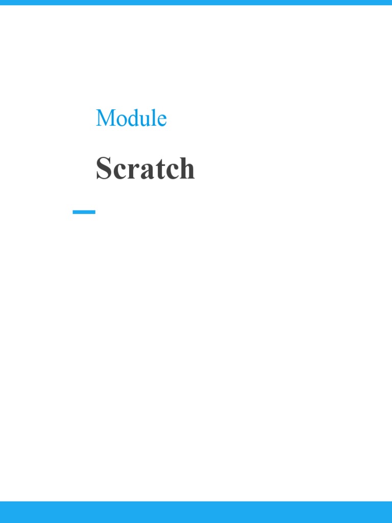 Modul Scratch | PDF