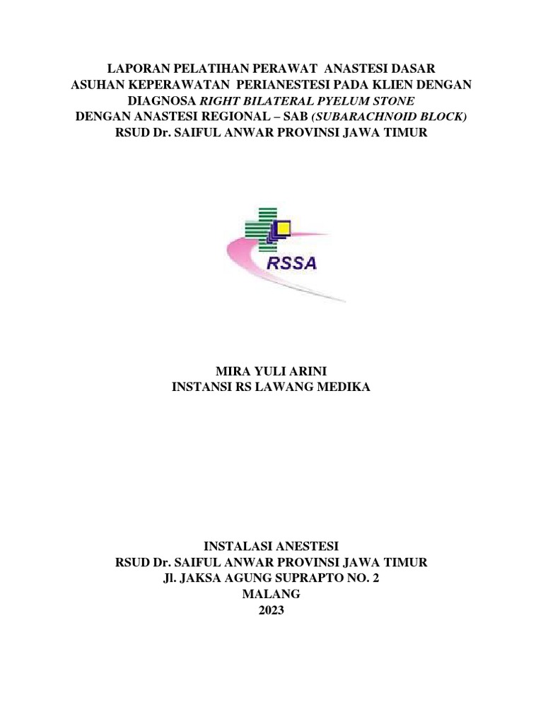 Right Bilateral Pyelum Stone Fix | PDF | Sains & Matematika