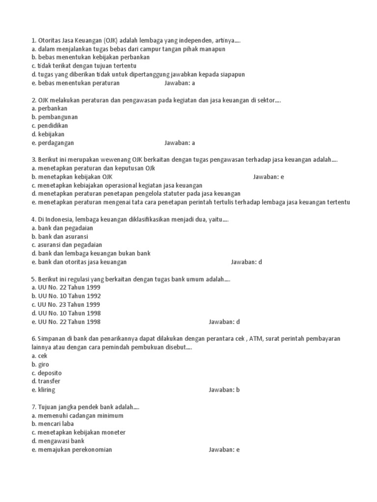 Uts Ekonomi Kls X | PDF