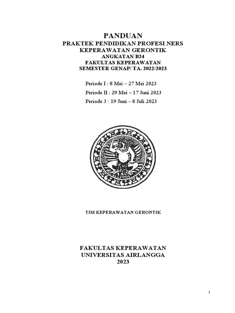 PANDUAN Gerontik B24 | PDF