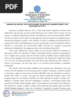 Parent Orientation Narrative Report | PDF | Teachers | Learning