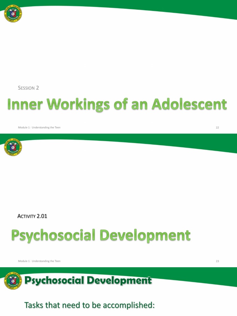 Session 2 Inner Workings of Adolescent | PDF