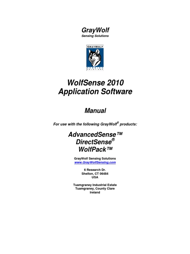 WolfSense 2010 Quick Start | PDF | Icon (Computing) | Menu (Computing)