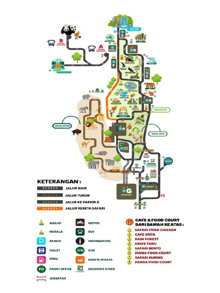 Peta Taman Safari | PDF